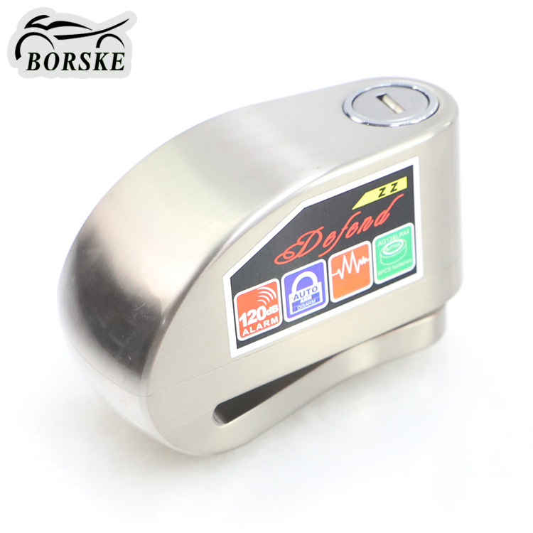 Motorcycle alarm disc lock | Borske